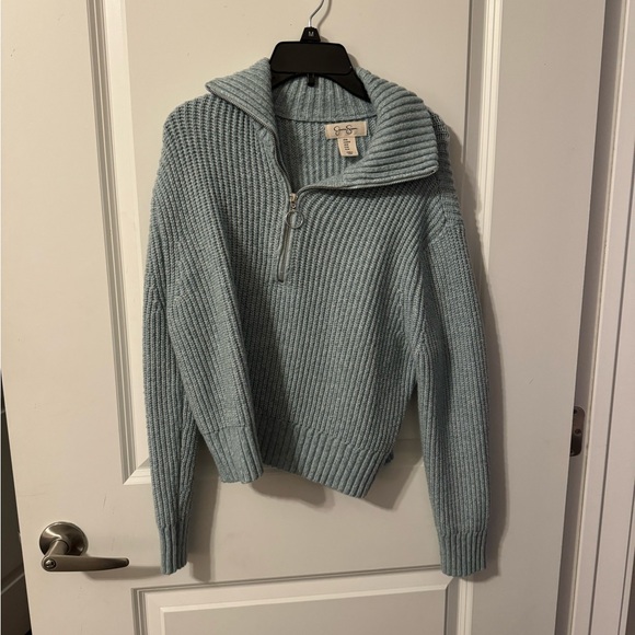 Jessica Simpson | Sweaters | Jessica Simpson Cropped Sweater Pale Blue ...